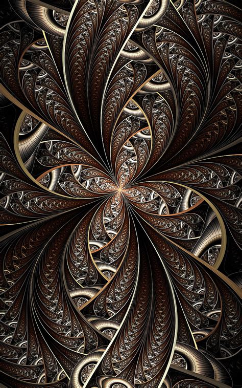 Abstract Lines Winding Sinuous Swirling Involute Hd Wallpaper Pxfuel