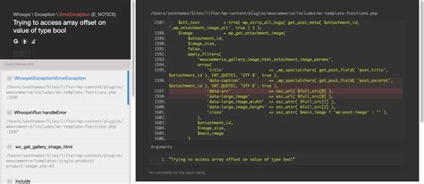 notice trying to access array offset on value of type bool in · issue