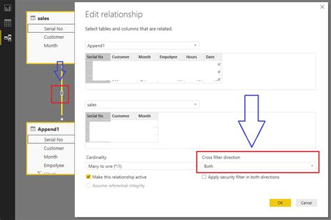solved relationships between tables not working microsoft power bi