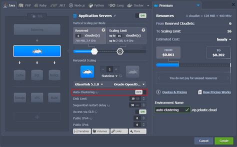 what is auto clustering jelastic dev docs