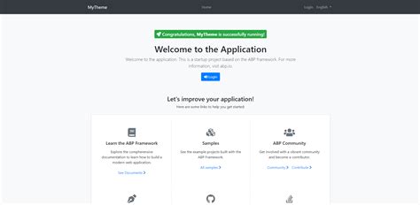 creating a new ui theme by copying the basic theme for mvc ui abp