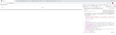 datatable angular material table doesn t display fetched
