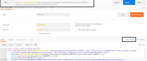 maintain businesspartner master data using odata apis in a