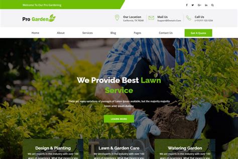 10 best landscaping website templates 2021 [edition]