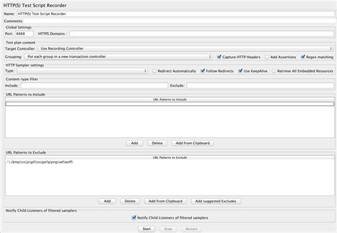 [solved] jmeter request recording with proxy does not create samplers java