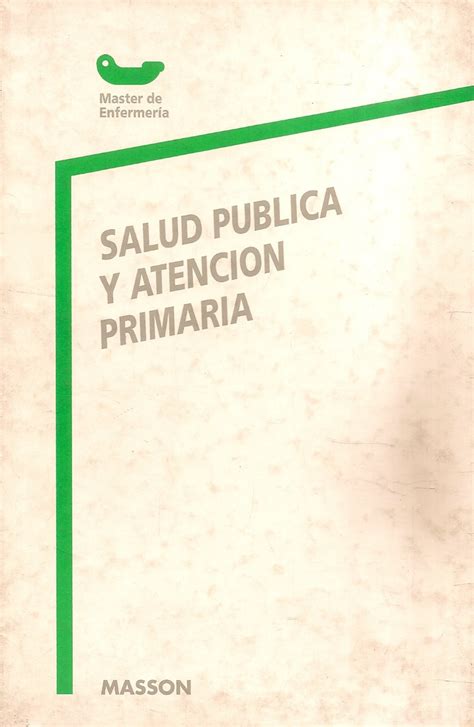 Salud Publica Y Atencion Primaria Ediciones Técnicas Paraguayas