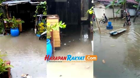Curah Hujan Tinggi Di Ratawangi Ciamis Puluhan Rumah Warga Terancam Banjir