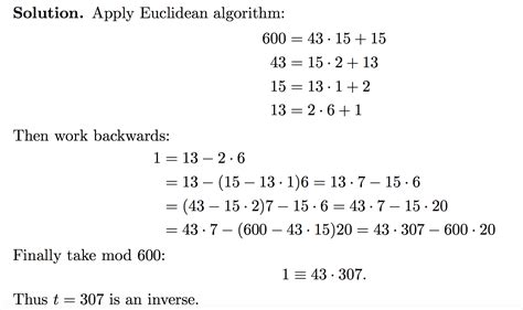👍 euclidean algorithm example number theory 2019 01 21