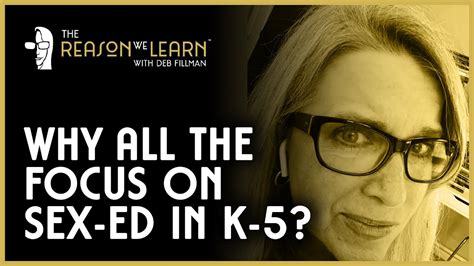 Why All The Focus On Sex Ed In K 5 Youtube