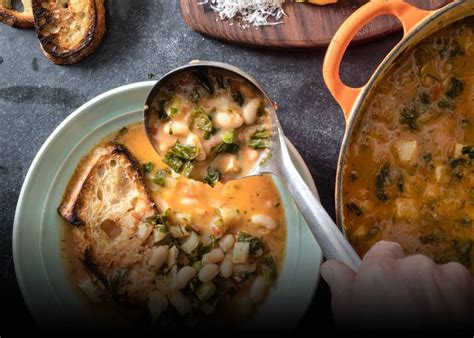 Acquacotta Tuscan White Bean And Escarole Soup Americas Test