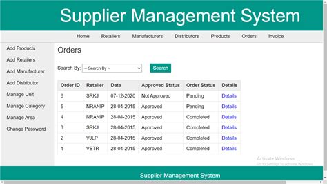 supplier management system using php mysql free source code