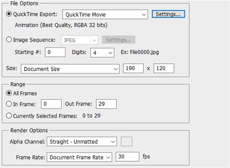 solved re issues exporting render video photoshop cc 201 adobe