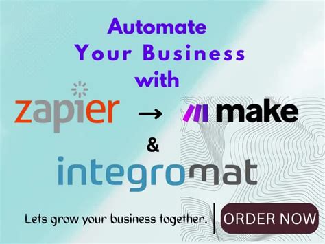 an automated and well process built in zapier or integromat make