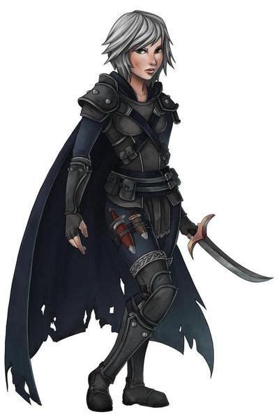 Fetchling Pathfinder Rogue Related Character Portraits Female