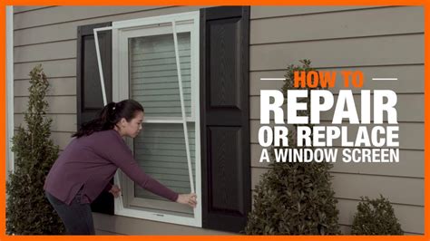 how to repair or replace window screen how to videos and tips at the