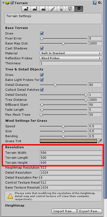 how to resize terrain questions and answers unity discussions