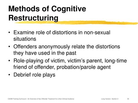 ppt elements of sex offender specific treatment learning objectives