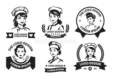 Lady Chef Logo Stock Illustrations – 550 Lady Chef Logo Stock