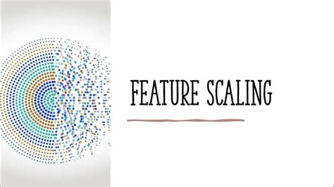 data scaling feature scaling normalization data science youtube