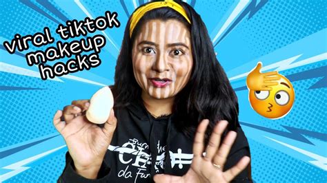 Testing Viral Tiktok Makeup Hacks Compilation Video Ria Youtube