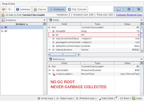 memory leaks custom classloader not garbage collected
