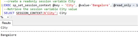 argument data type varchar is invalid for argument 1 of session context