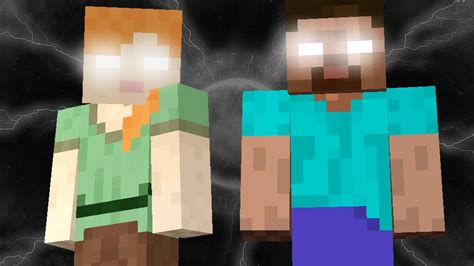 Herobrine And Alexbrine Storm Minecraft Creepypasta Youtube