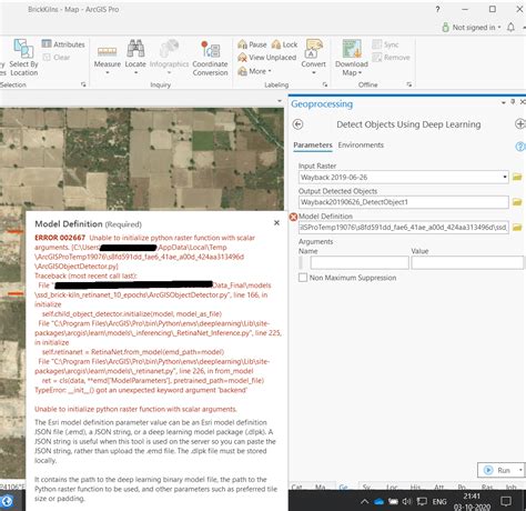 error 002667 unable to initialize python raster fu esri community