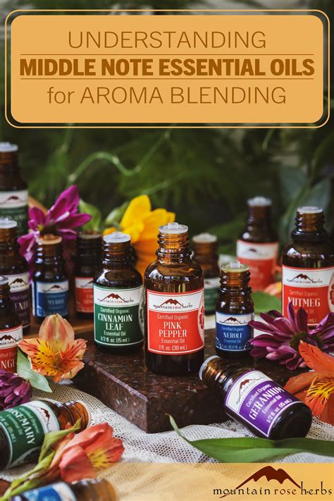Understanding Aroma Notes For Essential Oil Blending Middle Notes