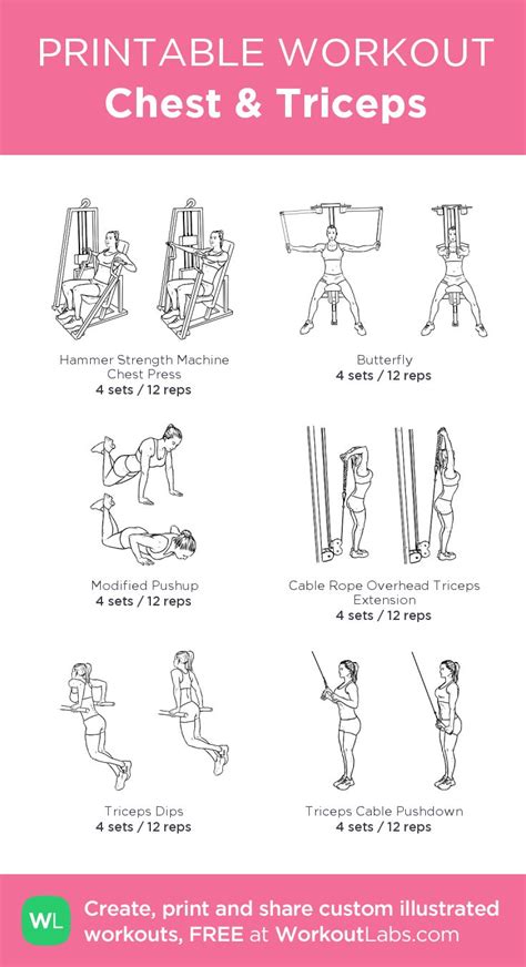 Best Chest And Tricep Workout For Beginners Sucla