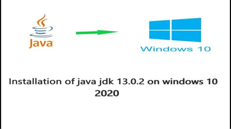 how to download and install java jdk on windows 2020 youtube