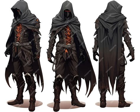 Premium Photo Mysterious 3d Shadow Ninja A Stealthy Assassin Cloak