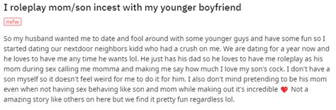 Incest Roleplay Mom Son Roleplay Fetish