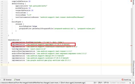 implementation com android support appcompat v7 28 0 0