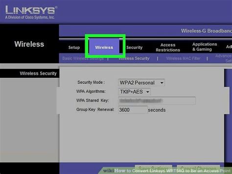 how to convert linksys wrt54g to be an access point 14 steps wireless