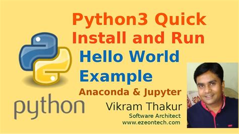 python3 introduction installation and run first program hello world