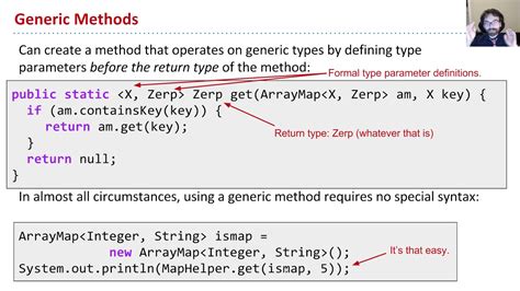 [syntax1 video 6] generic methods youtube