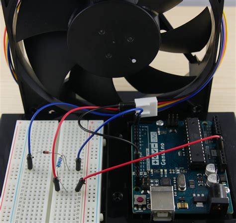 image photographie du montage de mesure de la vitesse de rotation d un