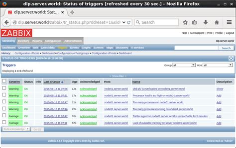 ubuntu 14 04 lts zabbix add monitoring target ubuntu server world