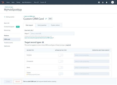 Integrate 3rd Party Data In Hubspot With Crm Card Integration