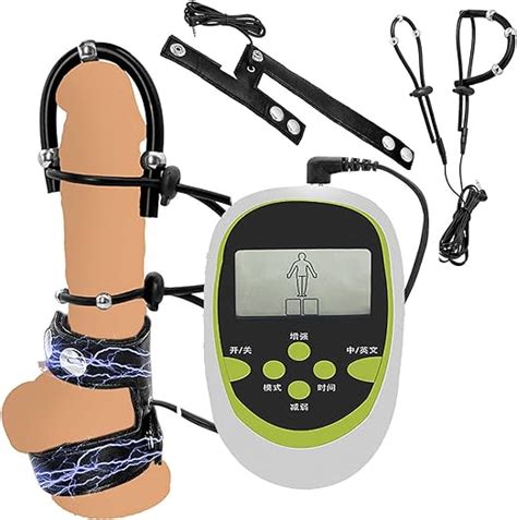 Amazon De 3 In 1 Elektro Stimulation Penis Ring Eichel Abdeckung
