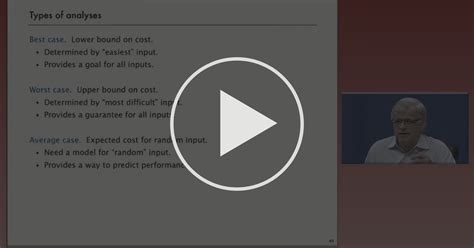 theory of algorithms analysis of algorithms coursera