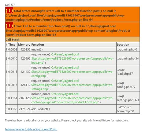 php error call to a member function post on null in