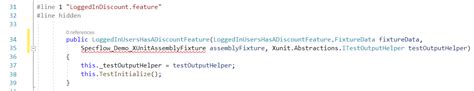 c the type or namespace name specflow xxx xunitassemblyfixture