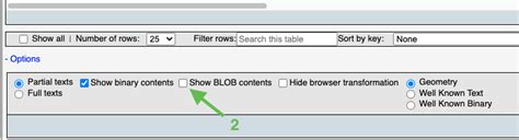 phpmyadmin show blob fields as text stack overflow