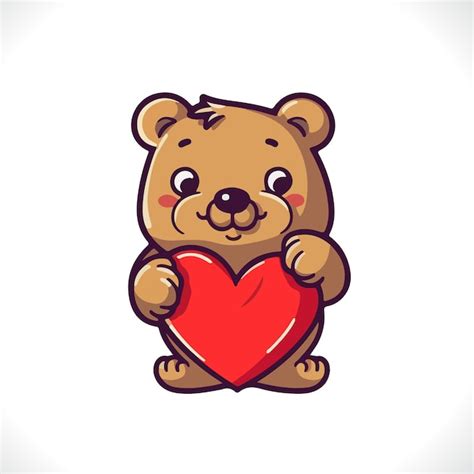 Premium Vector Cute Bear Cartoon Vector Illustration