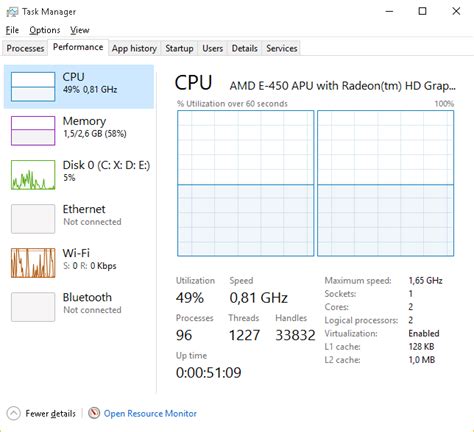 windows 10 only use half of max cpu speed microsoft community