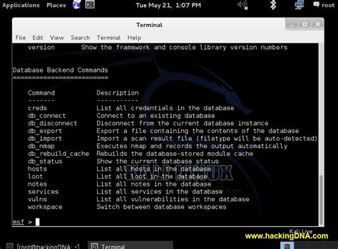 postgresql on kali linux welcome