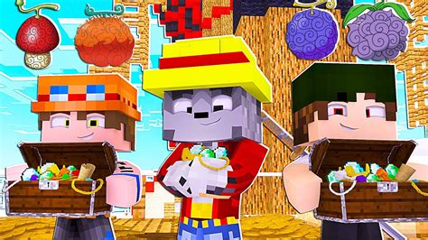 Minecraft One Piece Nova SÉrie Luffy O Novo Rei Dos Piratas Com