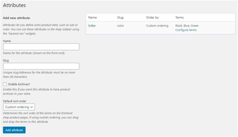 how to manage woocommerce product attributes in 2021 iconic